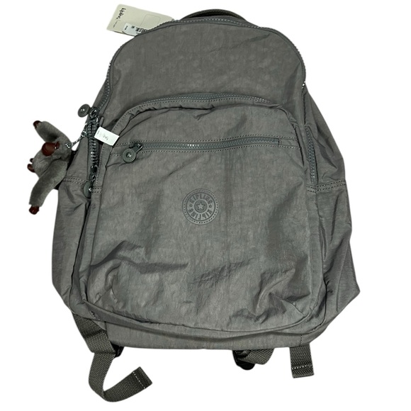 Kipling | Bags | Kipling Seoul Backpack 27l Cool Grey Tonal New With ...
